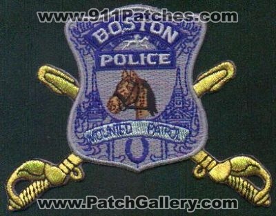 Massachusetts - Boston Police Mounted Patrol - PatchGallery.com Online Virtual Patch Collection ...